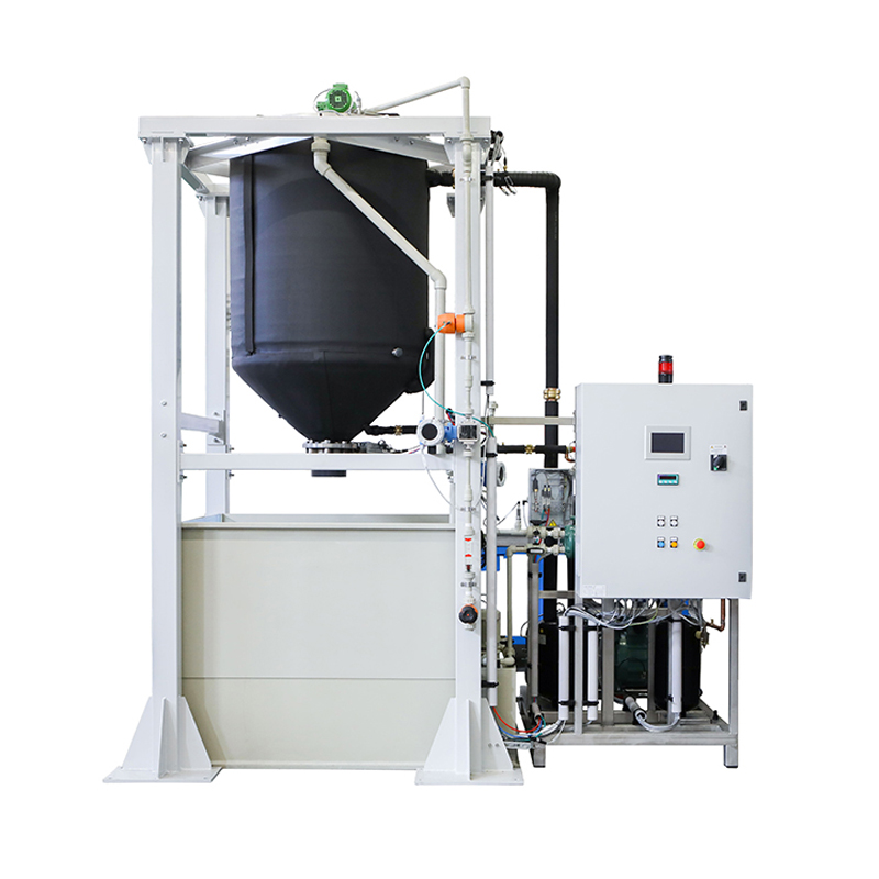 Crystallizer for industrial effluents and spent process solutions ...