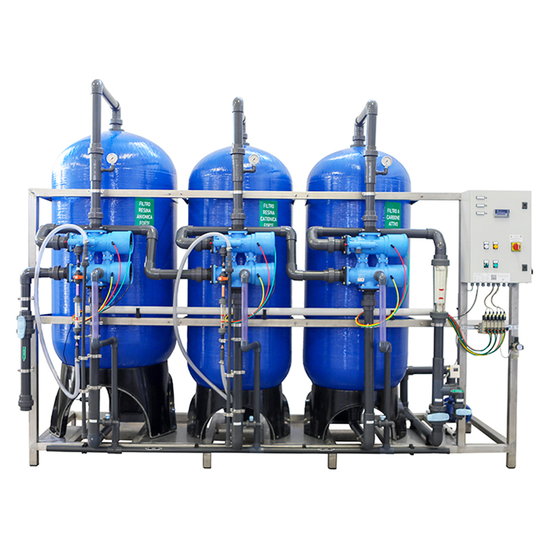 Demineralizers with ion exchange resins - Mixed Bed Deionizers - SAITA