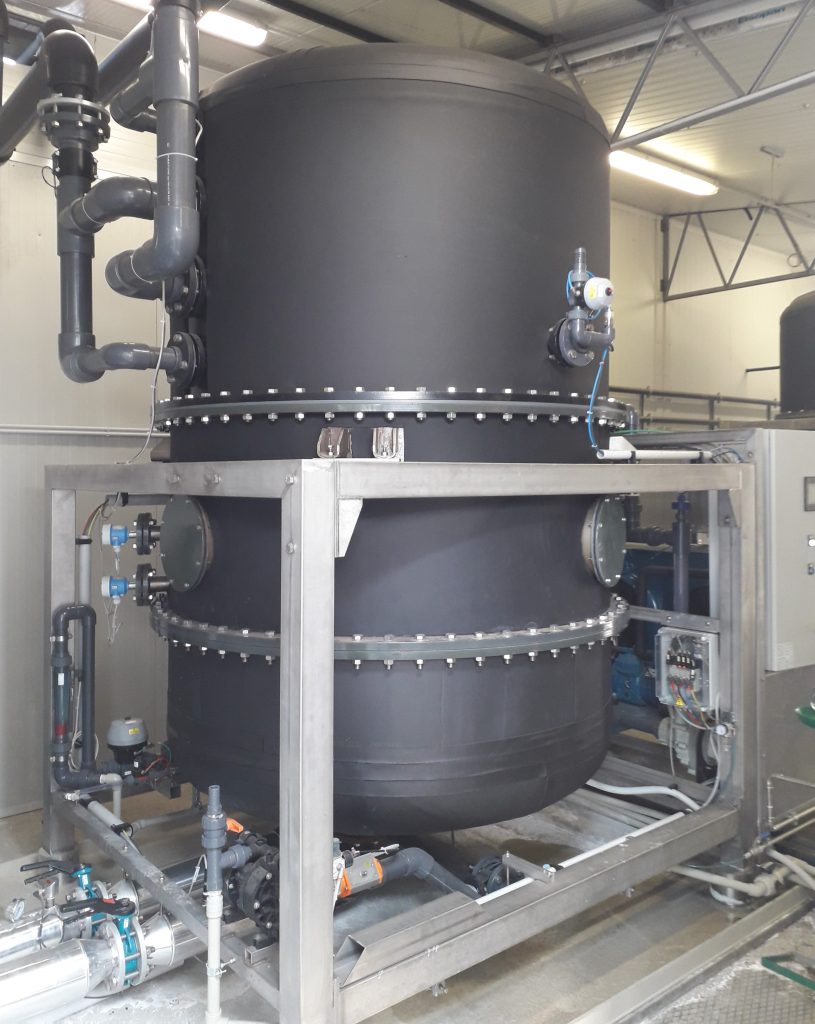 Vacuum evaporator - semiconductors industry - SAITA