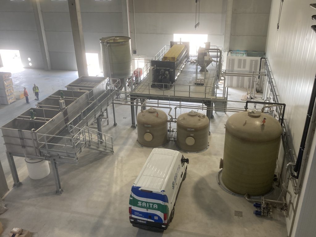 Water treatment plant for food industry - SAITA